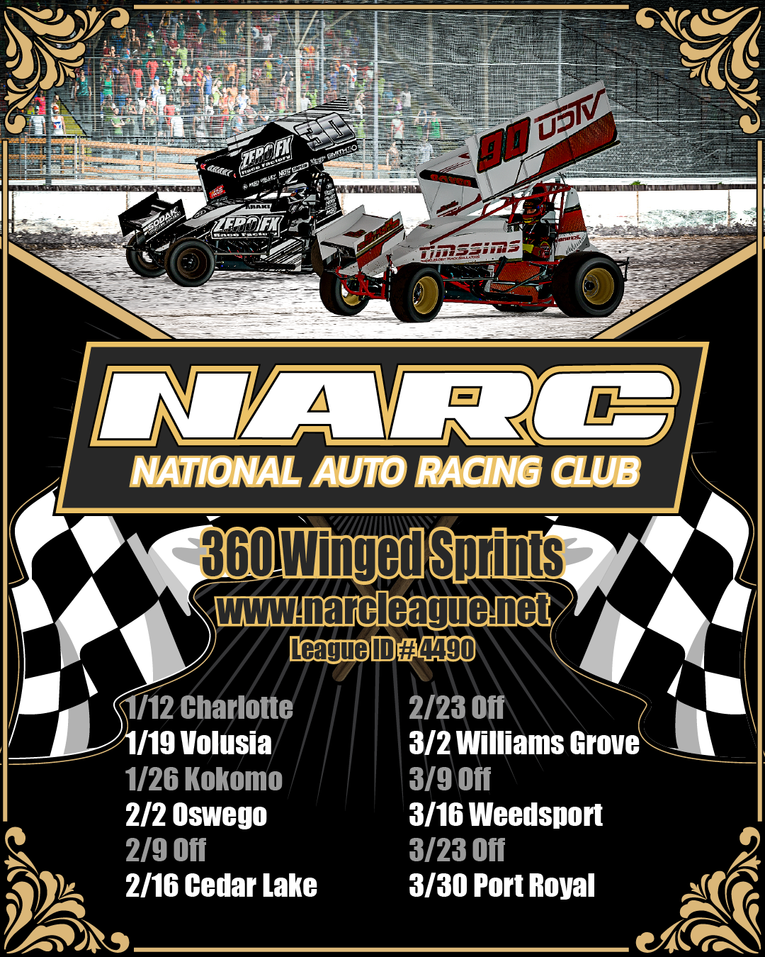 NARC_360_Winged_Sprint_Flyer – School of Sim Racing